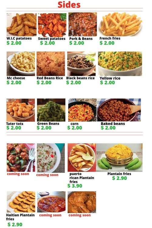 West Indies Chicken menu in Lexington, Kentucky, USA