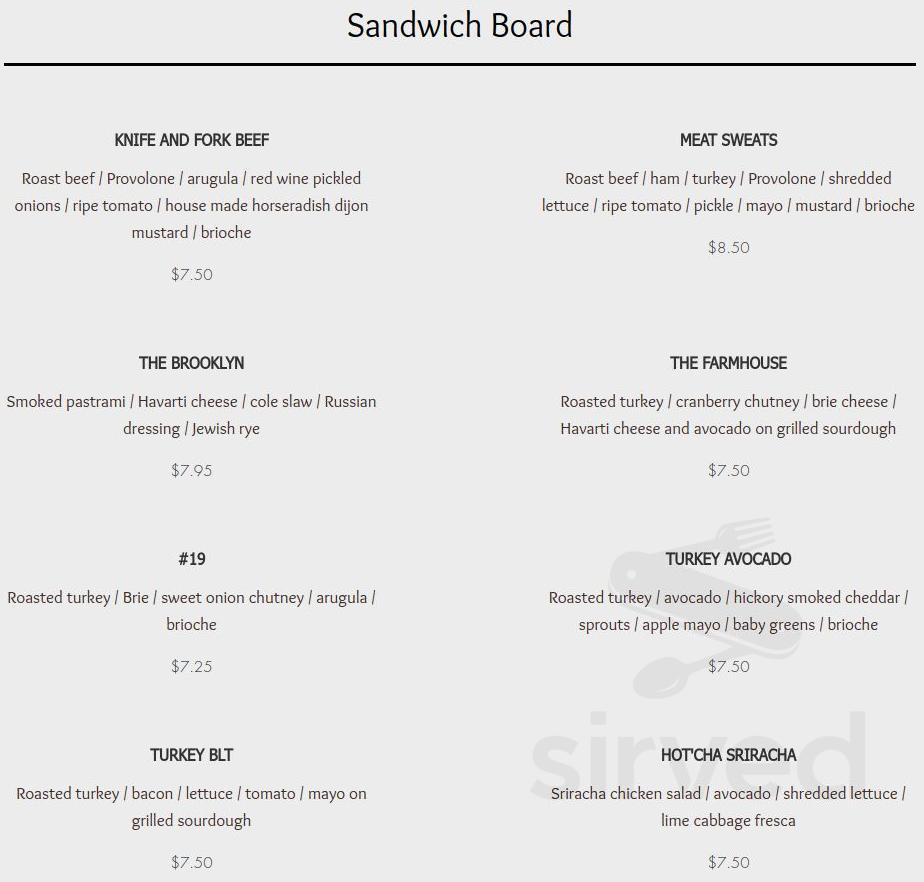 Green Goat menu in Wauconda, Illinois, USA