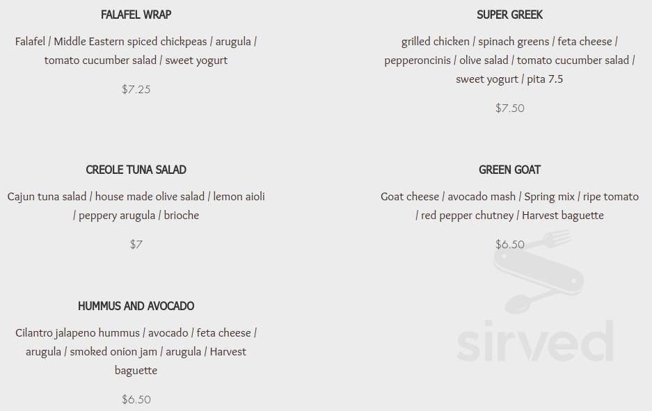 Green Goat menu in Wauconda, Illinois, USA