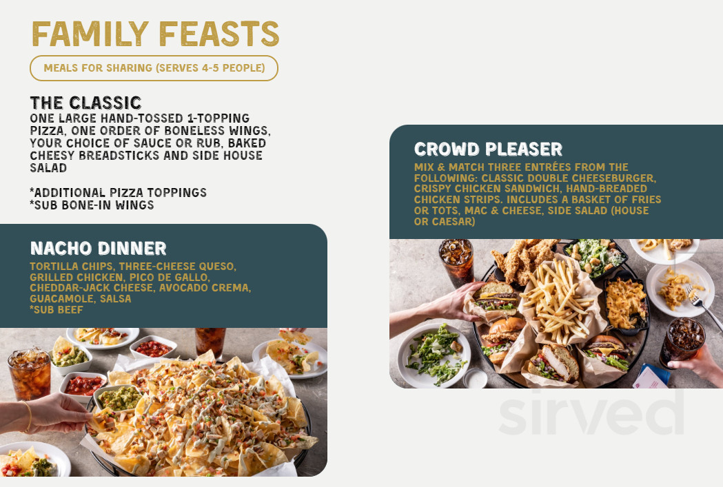 Main Event Chesterfield menus in Chesterfield, Missouri, United States