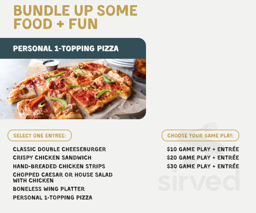 Main Event Chesterfield menus in Chesterfield, Missouri, United States