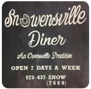 Menu for Snowensville Diner in Owensville, MO | Sirved