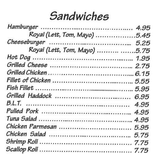 KP'S Place menu in Auburn, Maine, USA