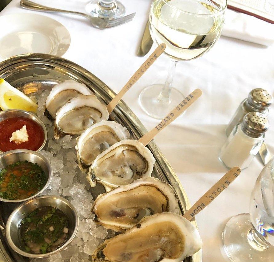Clarke Cooke House menu in Newport, Rhode Island, USA