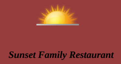 Menu for Sunset Family Restaurant in Birdsboro, PA | Sirved