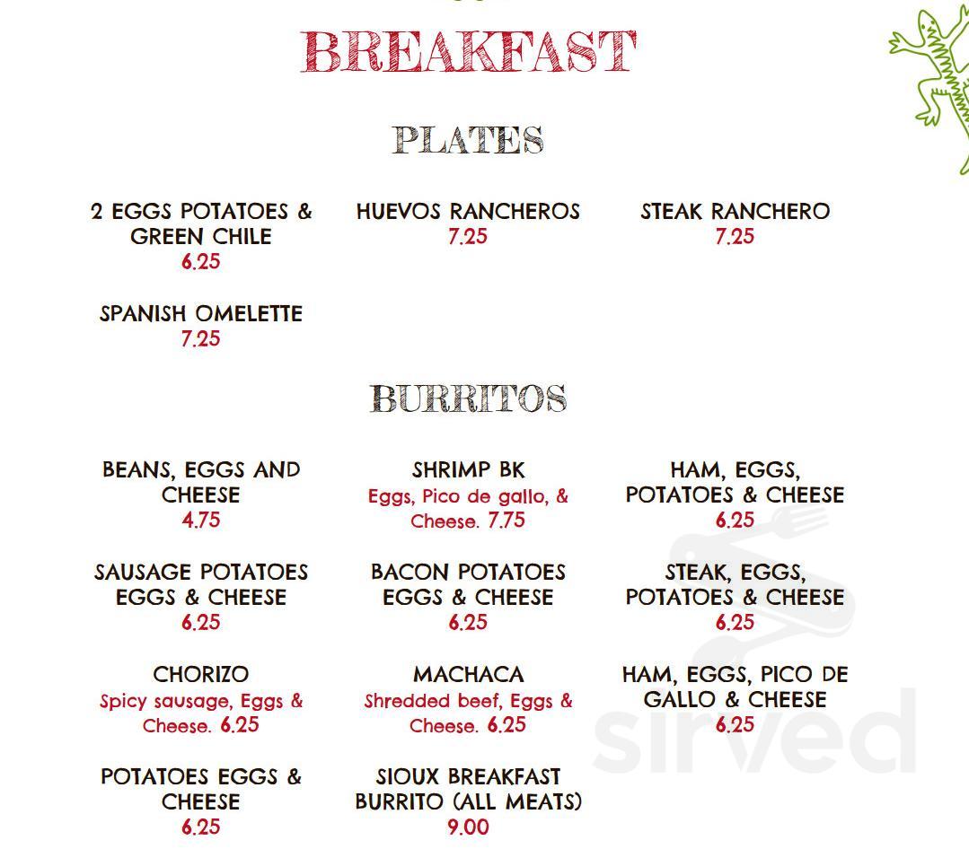 Giliberto's Mexican Taco Shop menu in St Cloud, Minnesota, USA