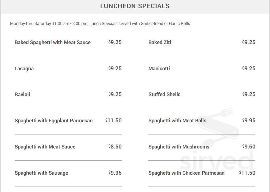 Mount Dora Pizza & Subs menu in Mt Dora, Florida, USA