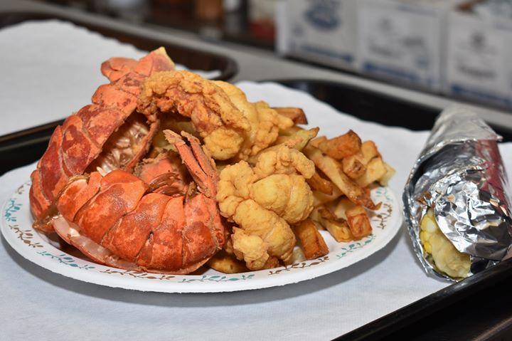 The Clam Box menu in Quincy, Massachusetts, USA
