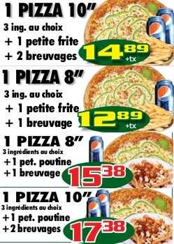 Pizza Welat menu in Québec, Quebec, Canada