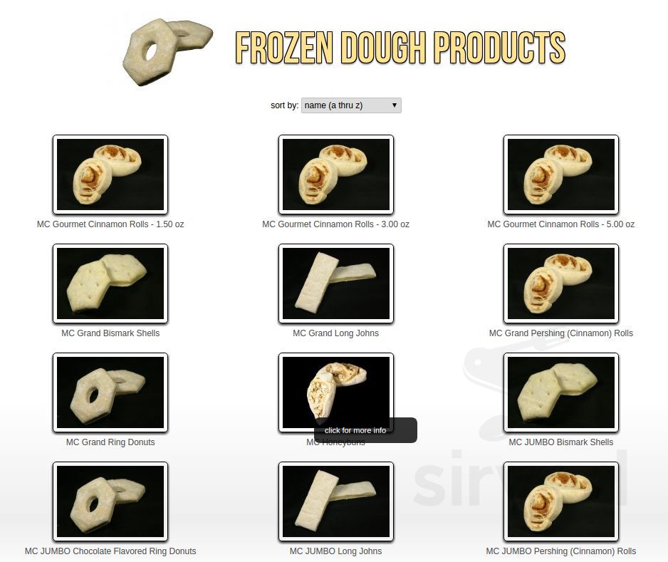 Mel-O-Cream Donuts menu in Springfield, Illinois, USA