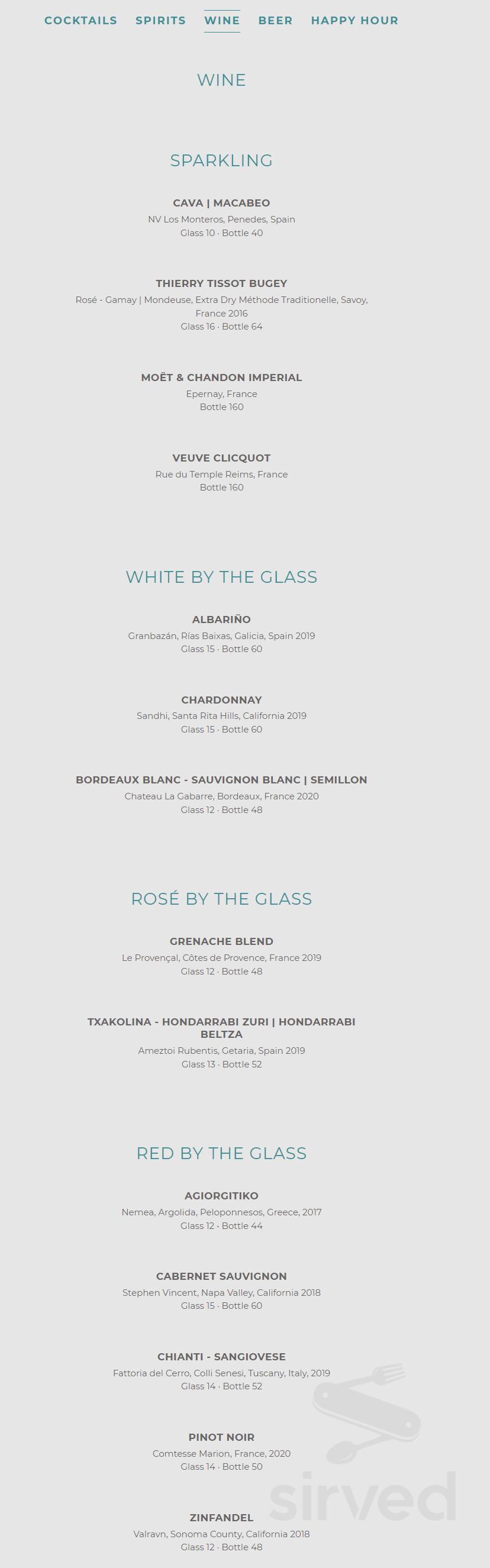 ROOH Chicago Progressive Indian Restaurant & Cocktail Bar menu in ...