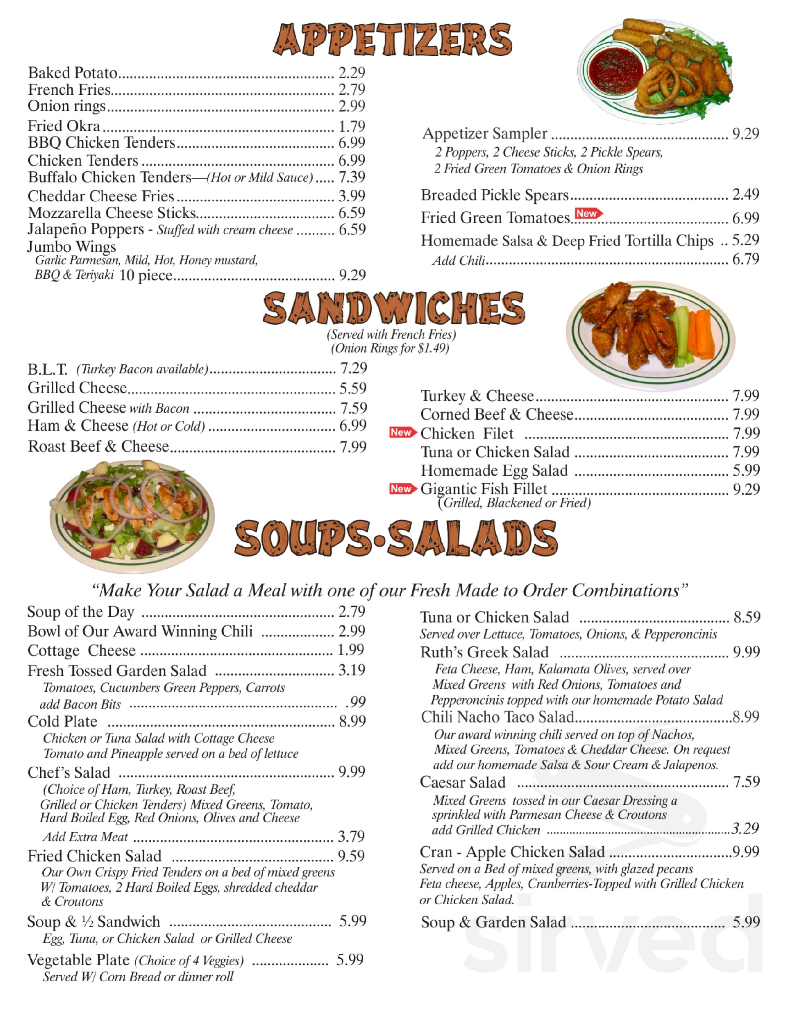 Menu for Osteen Diner in Osteen, FL | Sirved