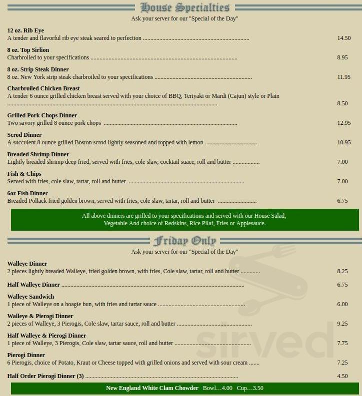 London Pickle Works menus in Brecksville, Ohio, United States