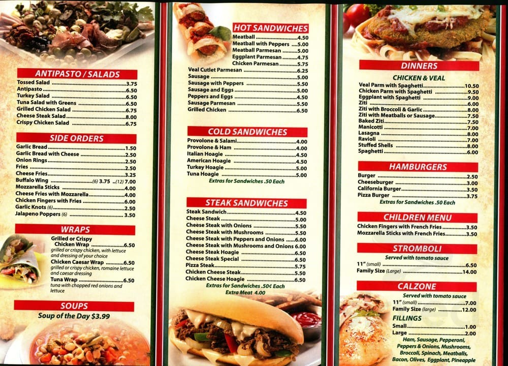 Devito's Pizza IV menus in Trenton, New Jersey, United States