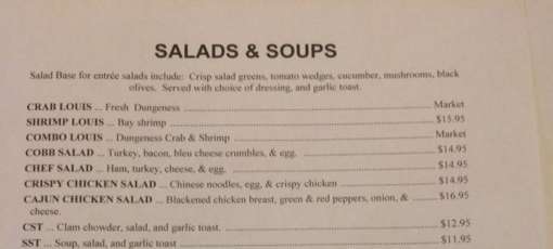 Menu for Buoy 9 Restaurant & Lounge in Hammond, OR | Sirved
