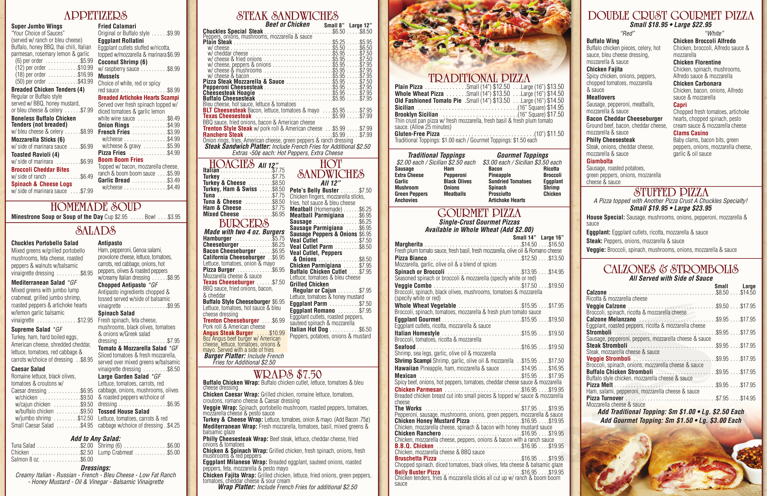 Candela Brothers Pizza & Italian Cuisine menu in Lawrenceville, New ...