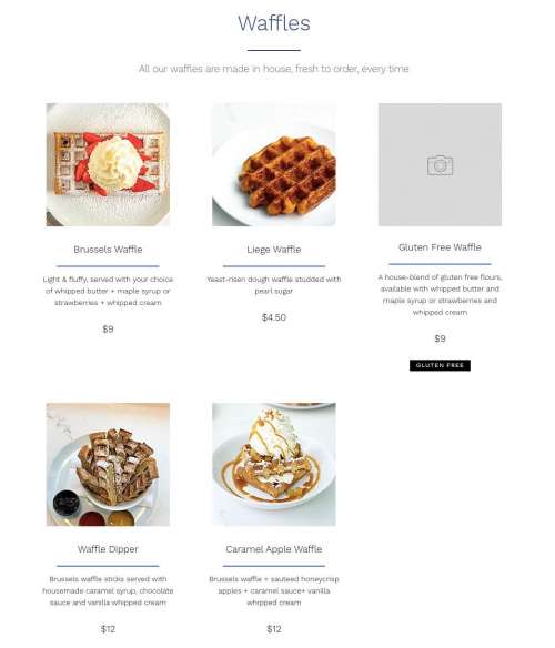 Farine Bakery & Café menu in Redmond, Washington, USA