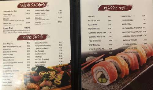 Tanpopo Ramen House menu in Annandale, Virginia, USA