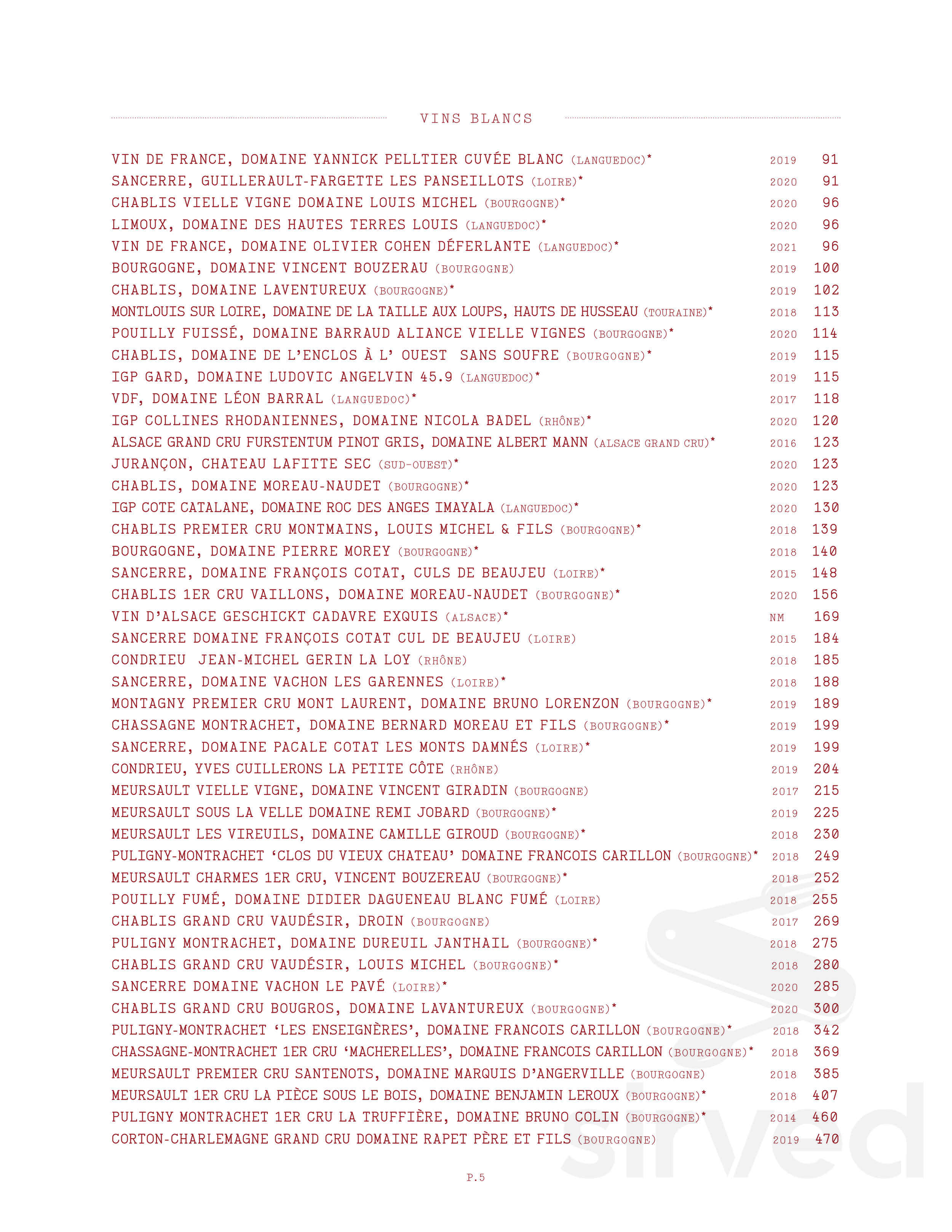 Ayla menu in Montreal, Quebec H3J 1T9, Canada