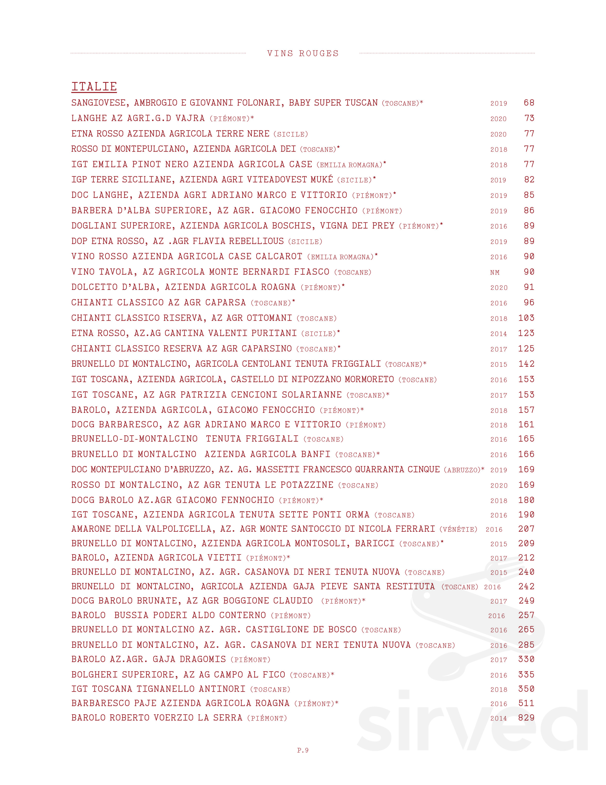 Ayla menu in Montreal, Quebec H3J 1T9, Canada
