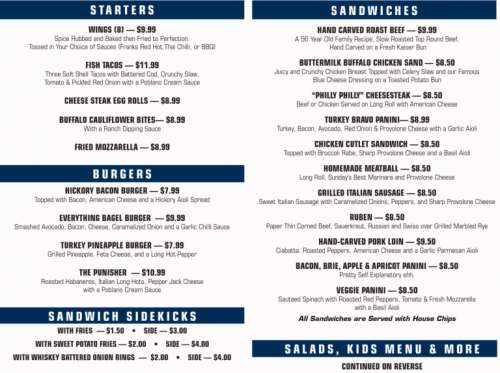 Pompei's State Street Sandwiches menu in Media, Pennsylvania, USA