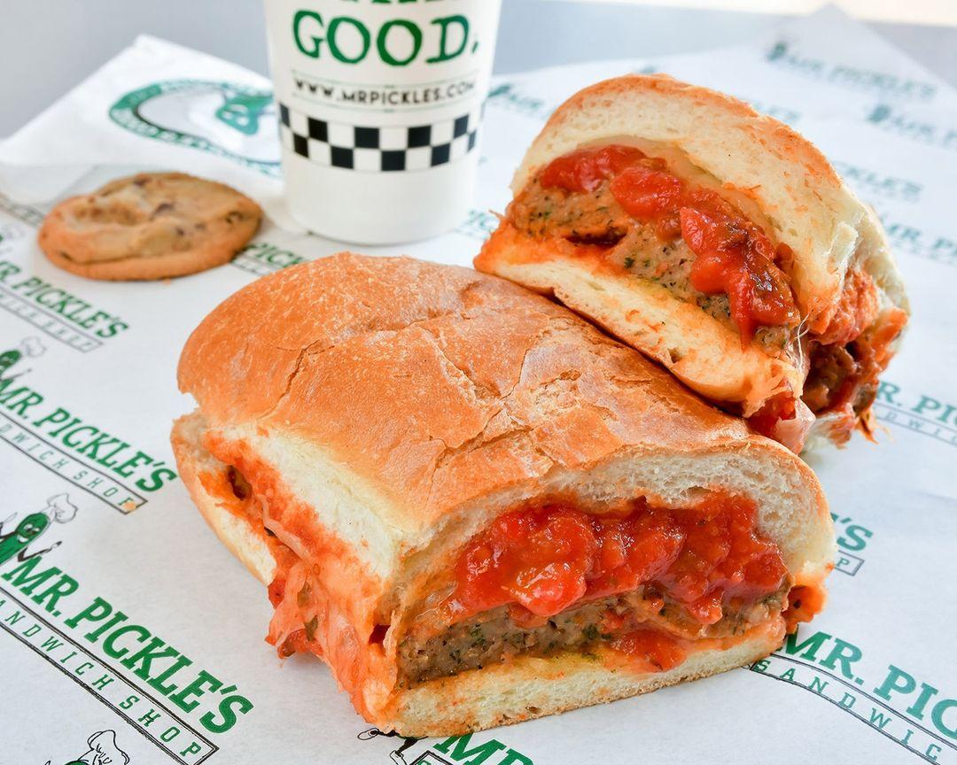 Mr. Pickle's Sandwich Shop menu in Modesto, California, USA
