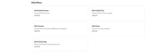 Captain Hirams menu in Sebastian, Florida, USA