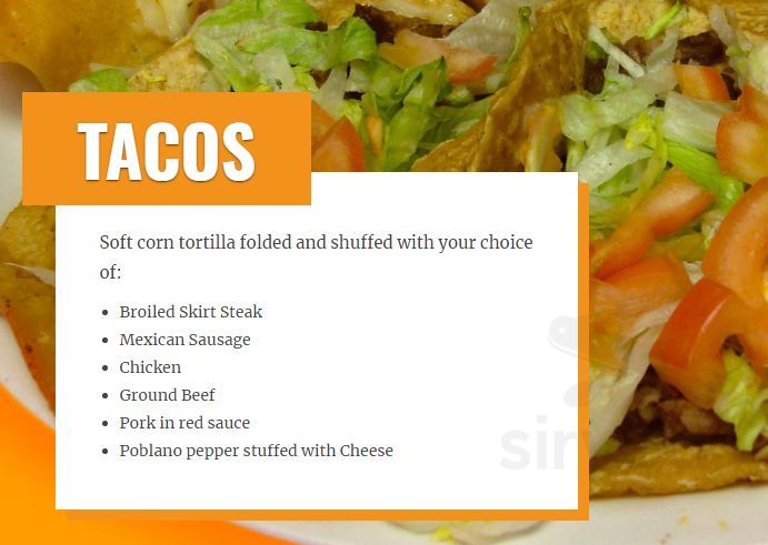 Boss Burrito menu in Oak Park, Illinois, USA