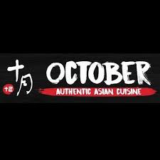 Menu for October Authentic Asian Cuisine in Saskatoon, SK | Sirved