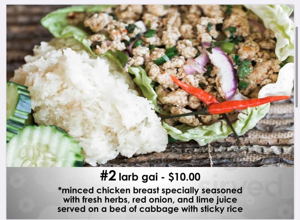 Khao Niew Lao Street Food menus in Portland, Oregon, United States