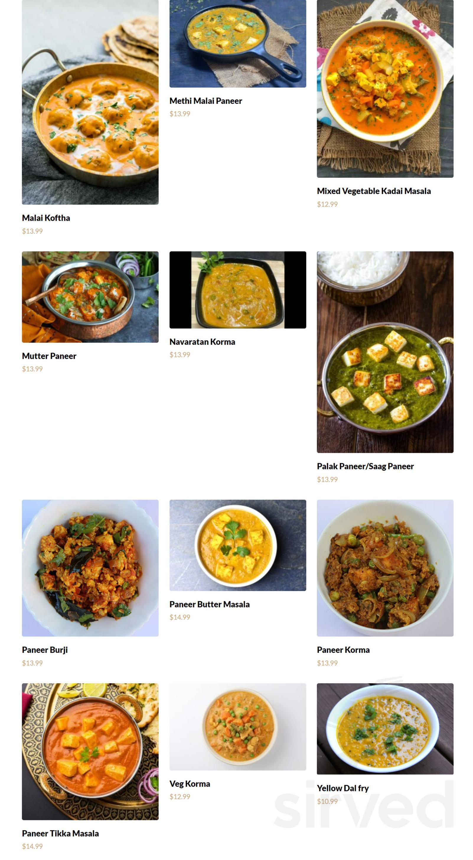 Biryani Pot menu in Mobile, Alabama, USA