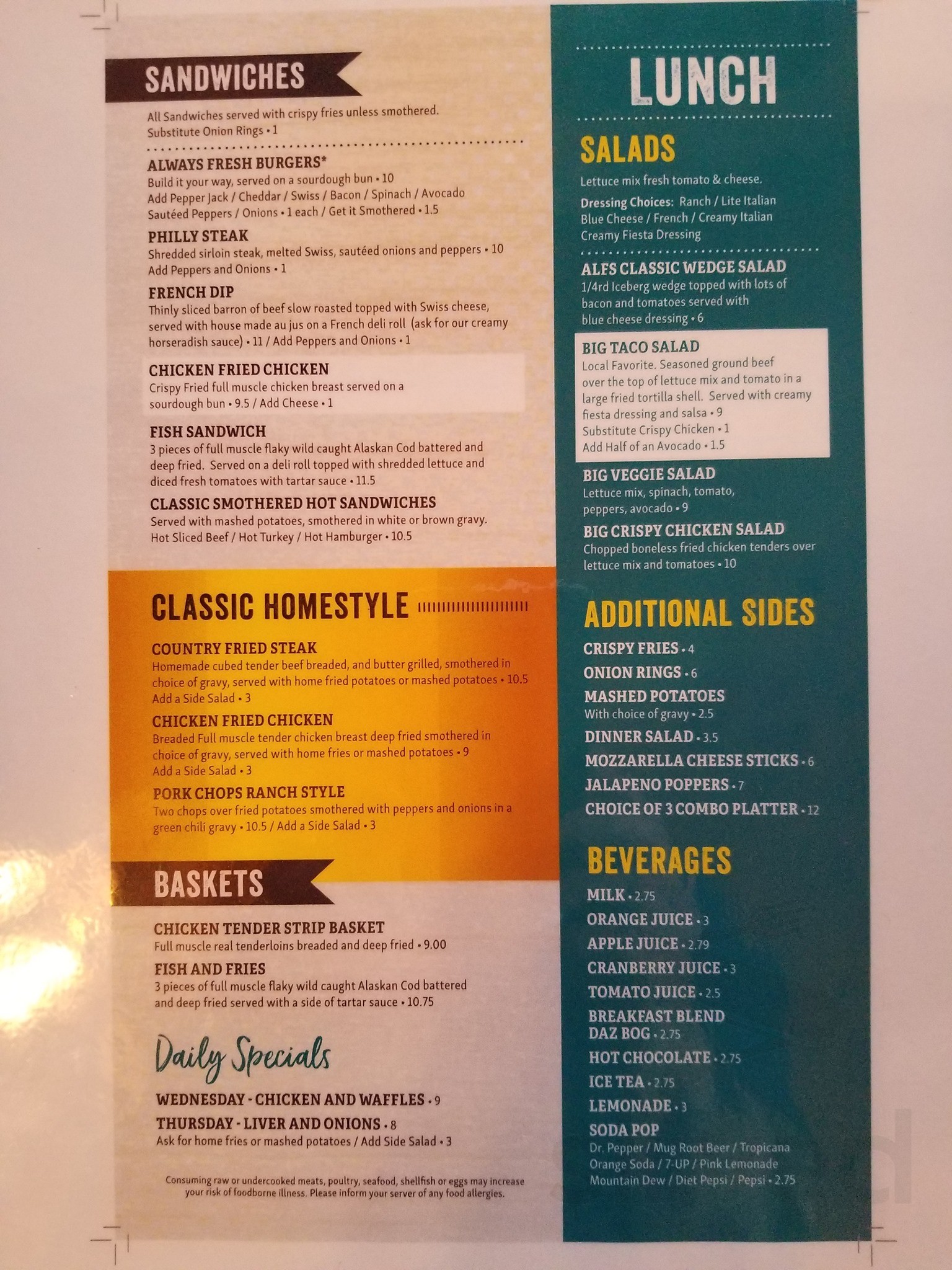Omelet House menus in Cheyenne, Wyoming, United States