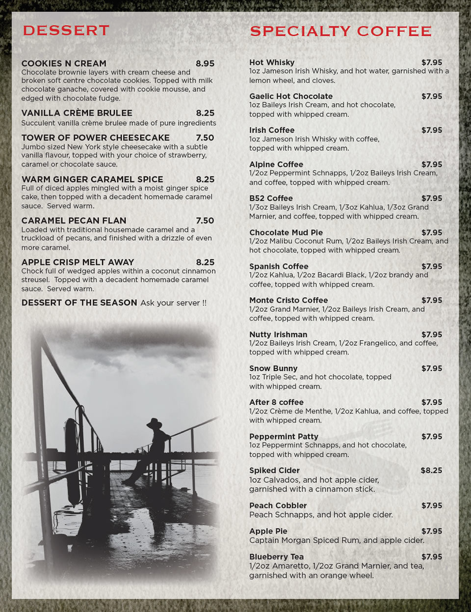Menu for Harbour Street Fish Bar in Collingwood, ON | Sirved