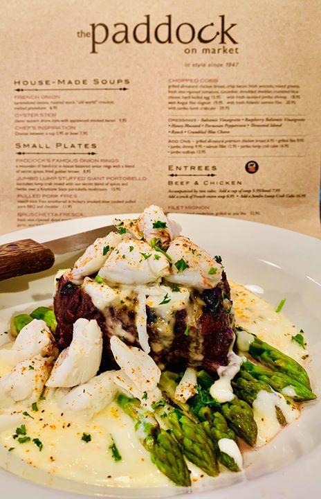 The Paddock on Market menu in York, Pennsylvania, USA