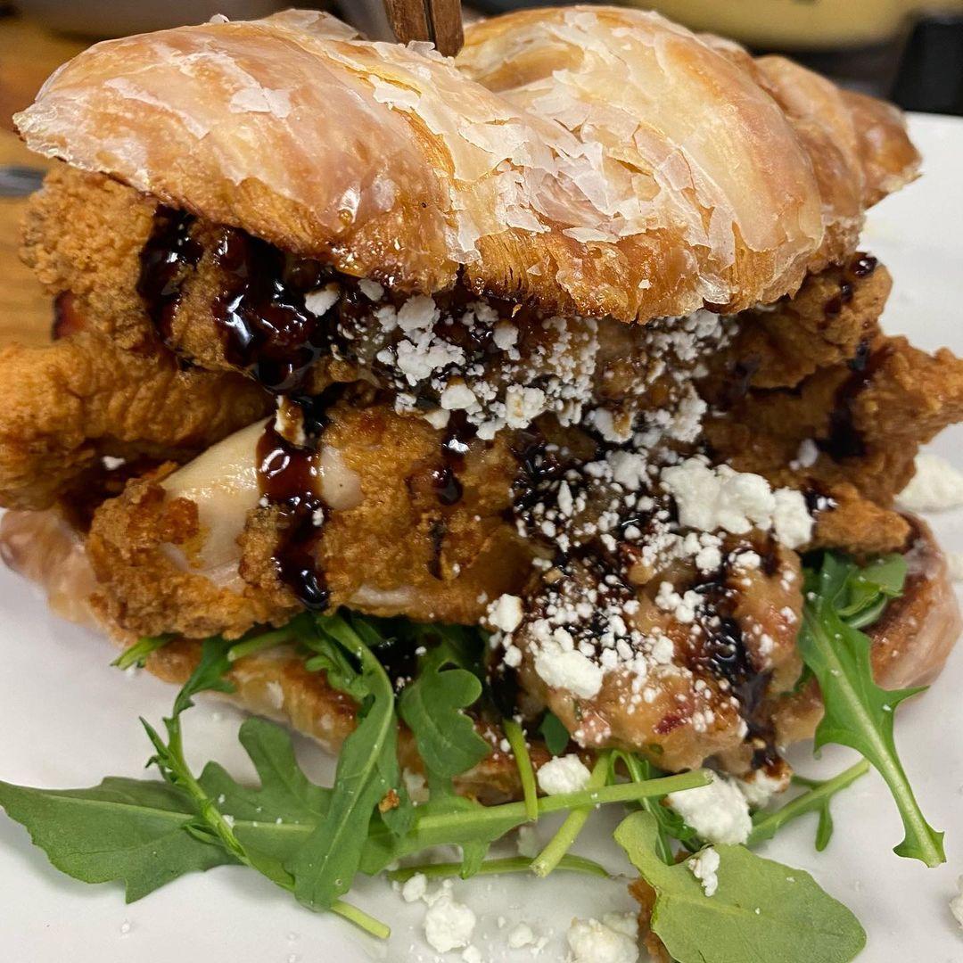 Circa 1800 menu in Fayetteville, North Carolina, USA