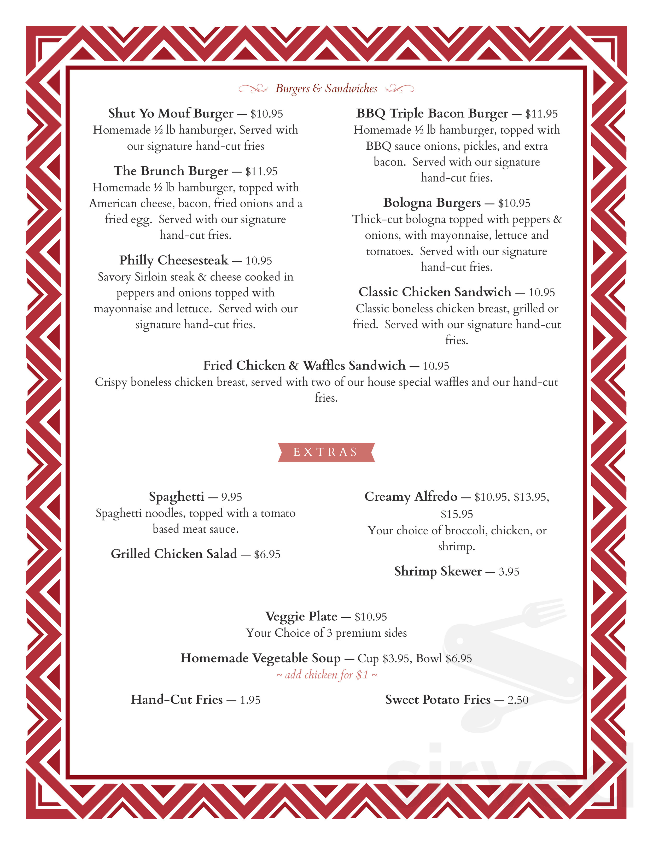 Shut Yo Mouf Soulfood menus in Petersburg, Virginia, United States