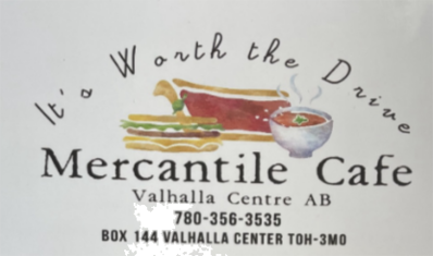 Menu for Mercantile Cafe in Valhalla Centre, AB | Sirved