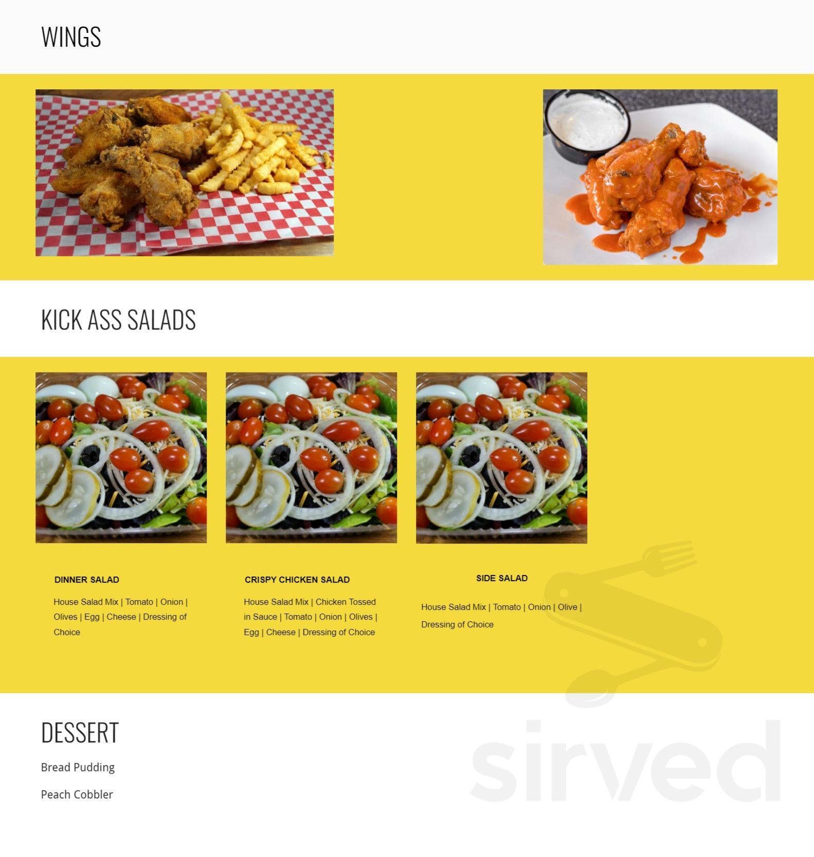 Reicher's Atomic Chicken menu in Sparks, Nevada, USA