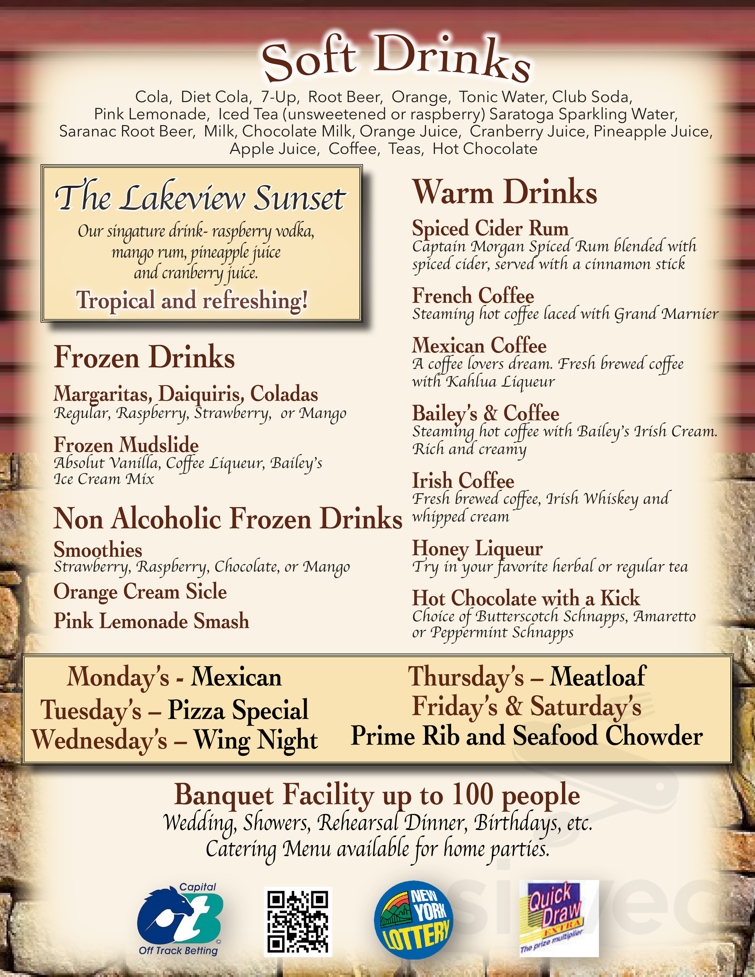 Lakeview On Crystal Lake Menu - Averill Park, New York | Sirved