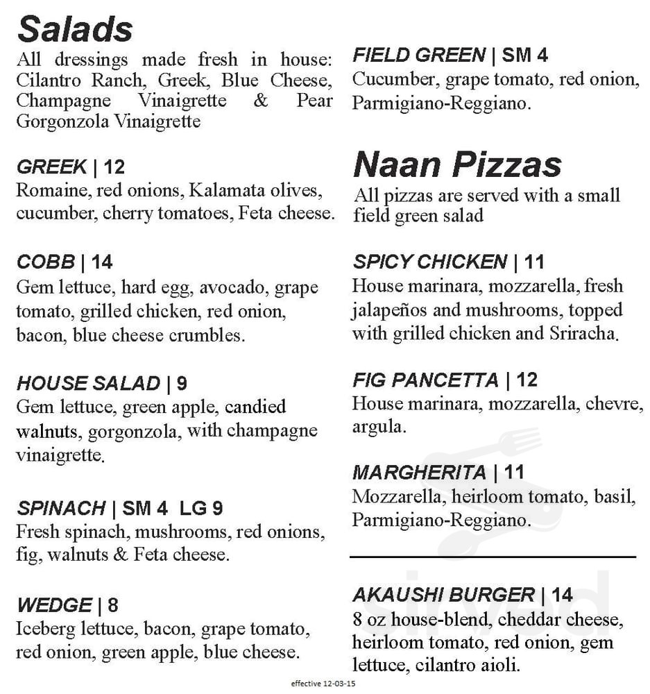 Cody's Restaurant, Bar, & Patio NB menus in New Braunfels, Texas ...