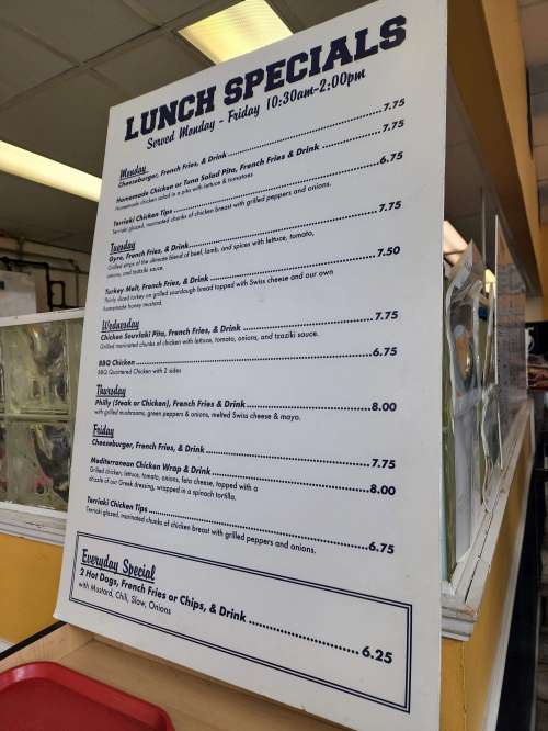 Courtside Cafe menu in Winston-Salem, North Carolina, USA