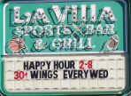 Menu for LA Villa Sports Bar & Grille in Struthers, OH | Sirved