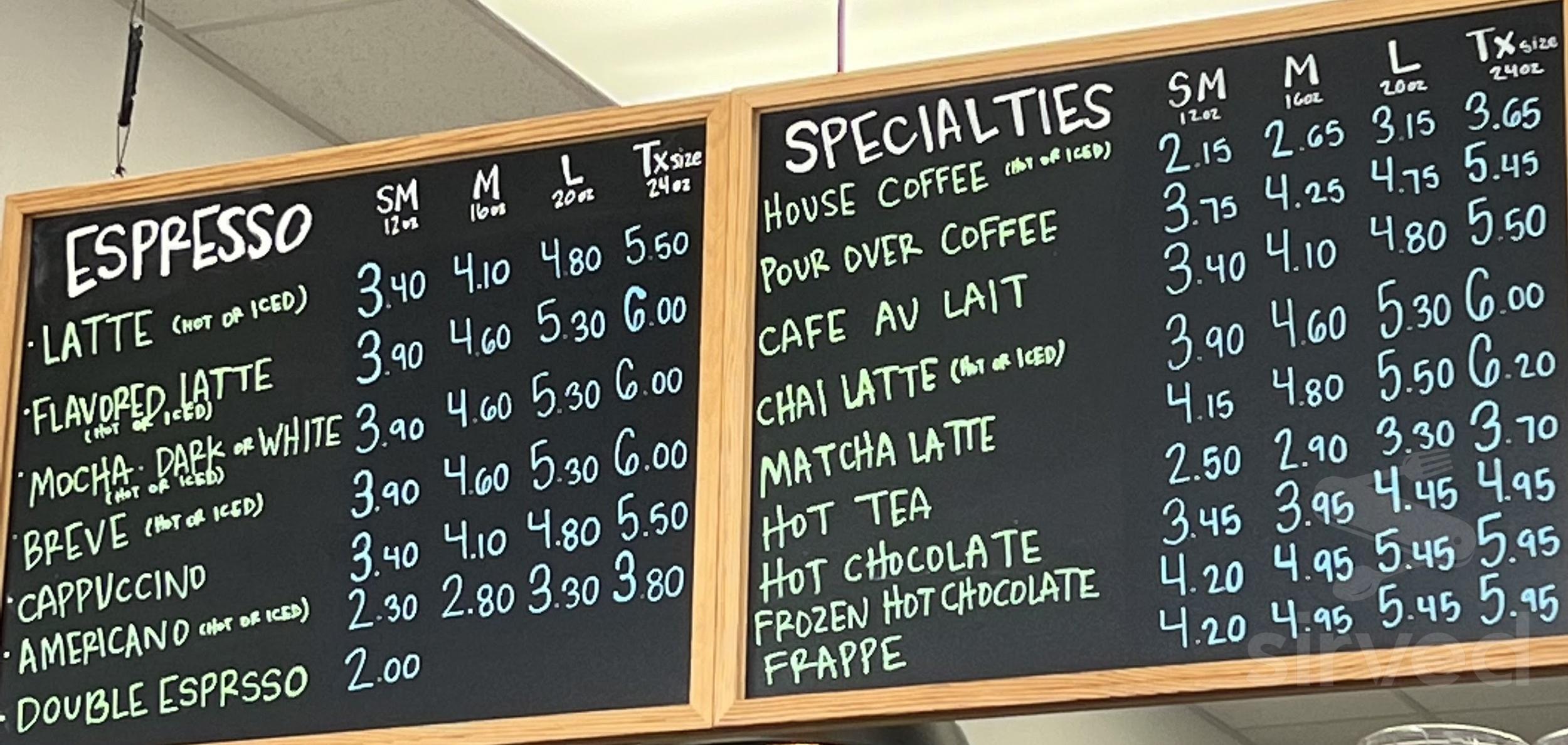 Taste and See menu in Texarkana, Texas, USA