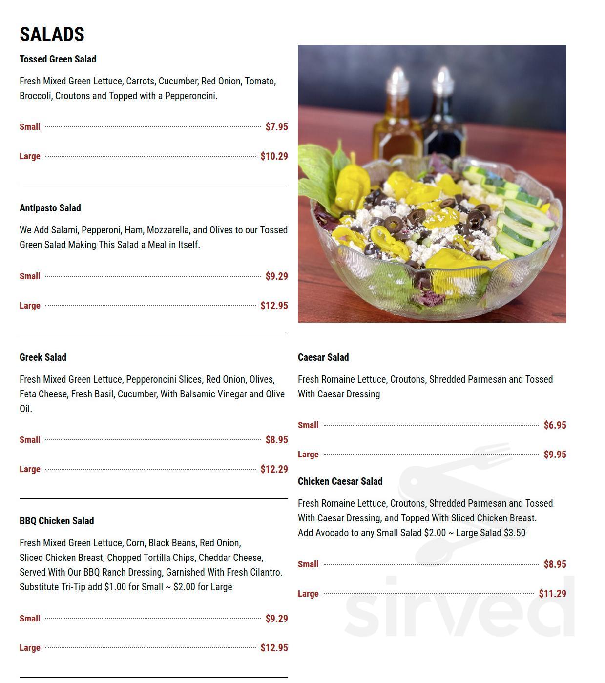 Ojai Pizza Company, Oak View menus in Oak View, California, United States