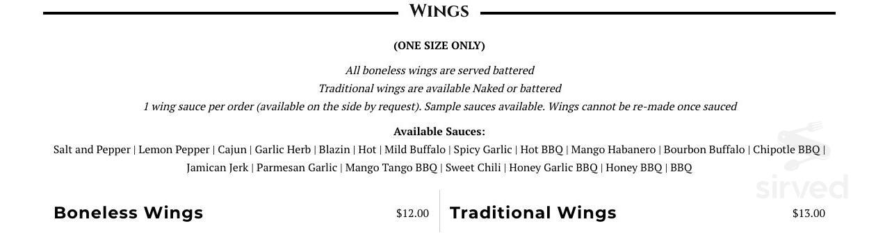 Menu - Clio MI's Clio Roadhouse Bar & Grill | Sirved
