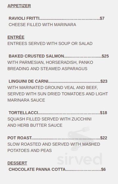 Gusto Italiano Restaurant menus in Glenview, Illinois, United States