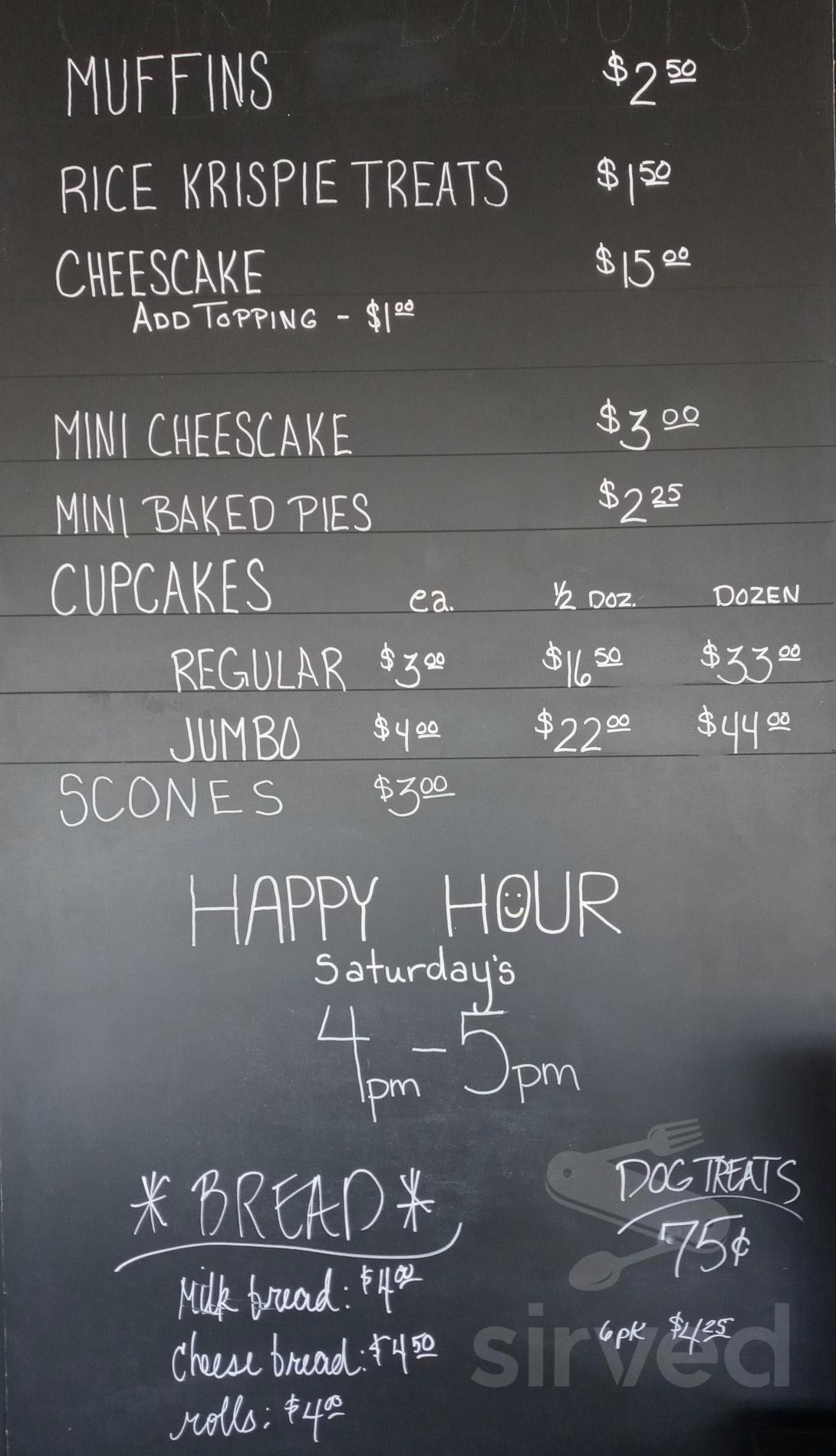 Menu - Sidney MI's Sweet Stop Bakery & Coffee Shop | Sirved