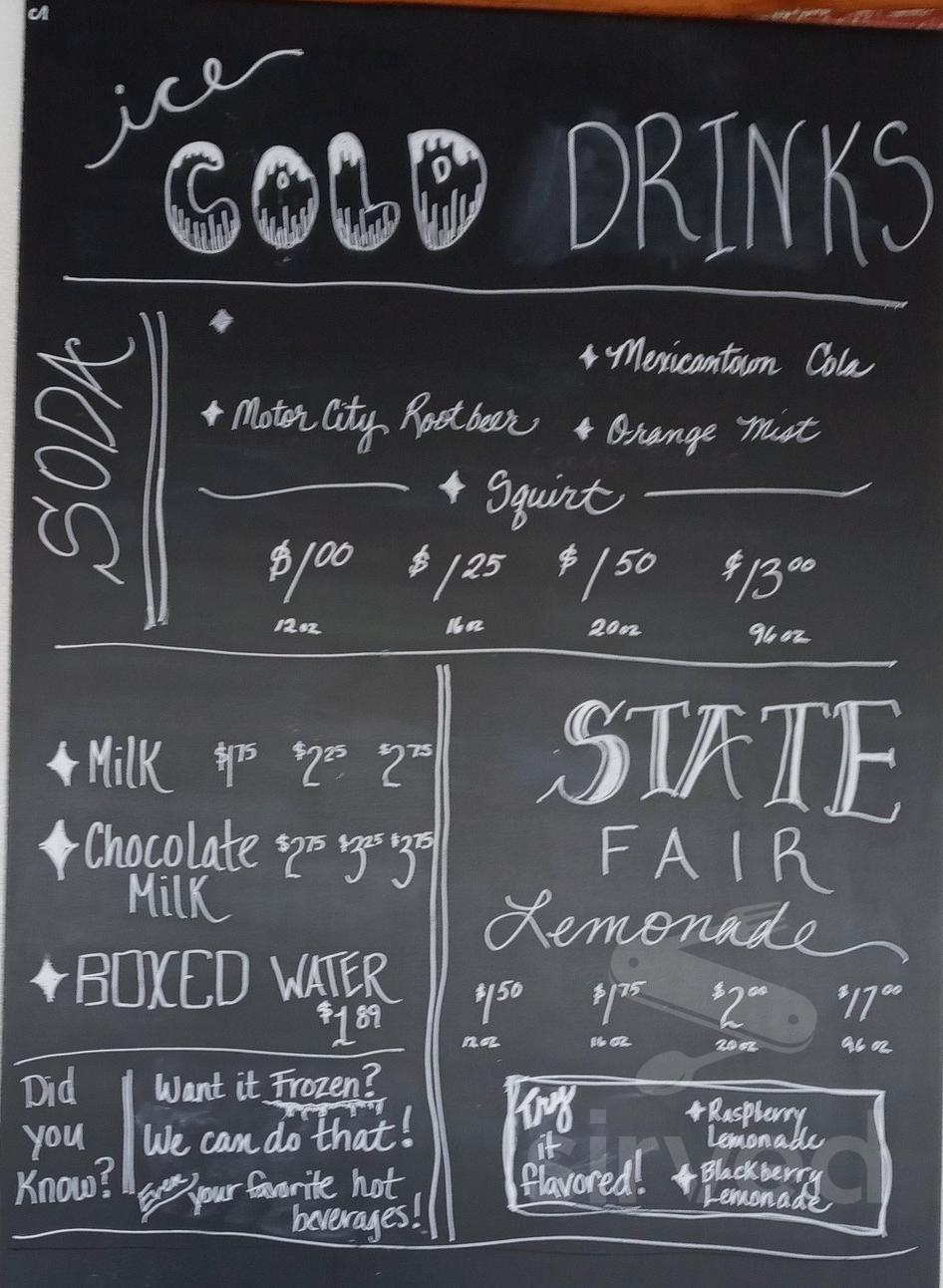 Menu - Sidney MI's Sweet Stop Bakery & Coffee Shop | Sirved