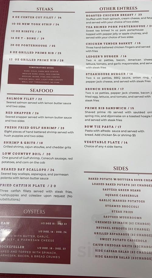 Ledgers Steakhouse and Grill in Cullman, Alabama, United States