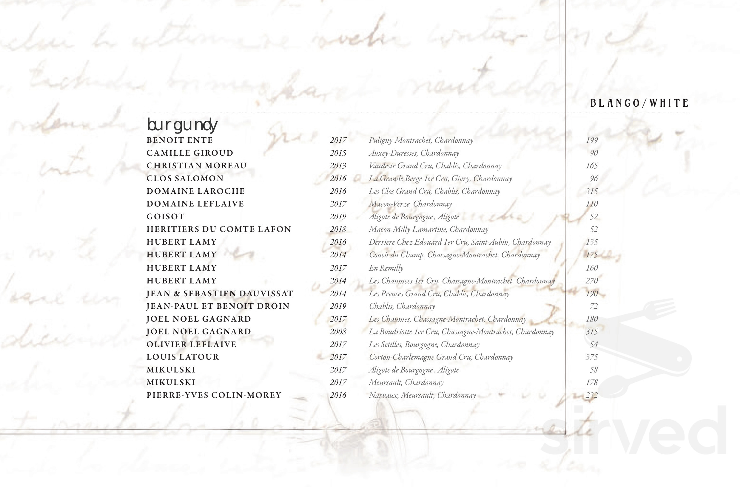 Mariel menus in Boston, Massachusetts, United States